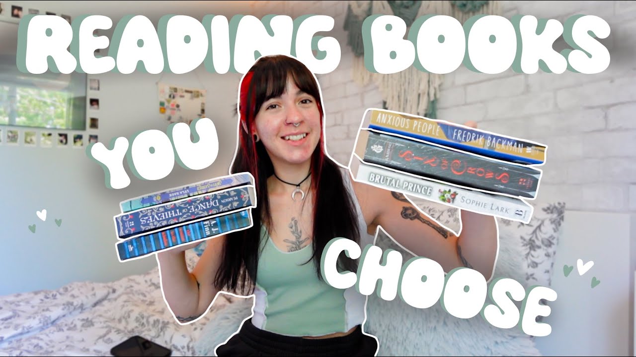 reading books YOU choose for a week // tbr takedown ep. 1 - YouTube