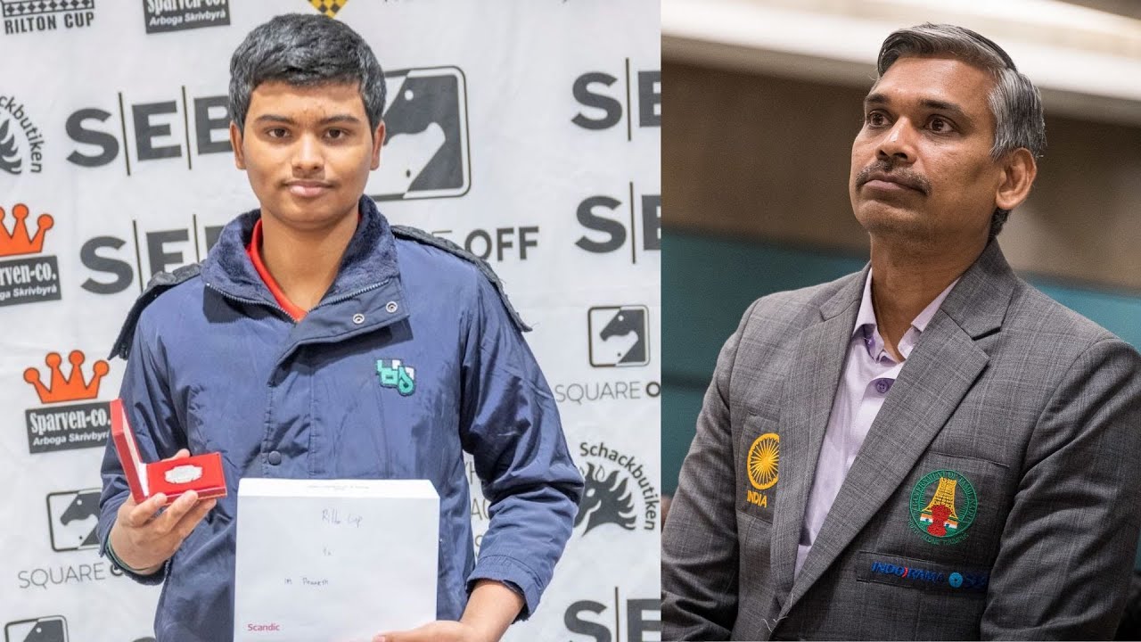 Coach R.B. Ramesh shows the best games of his GM student Pranesh - YouTube