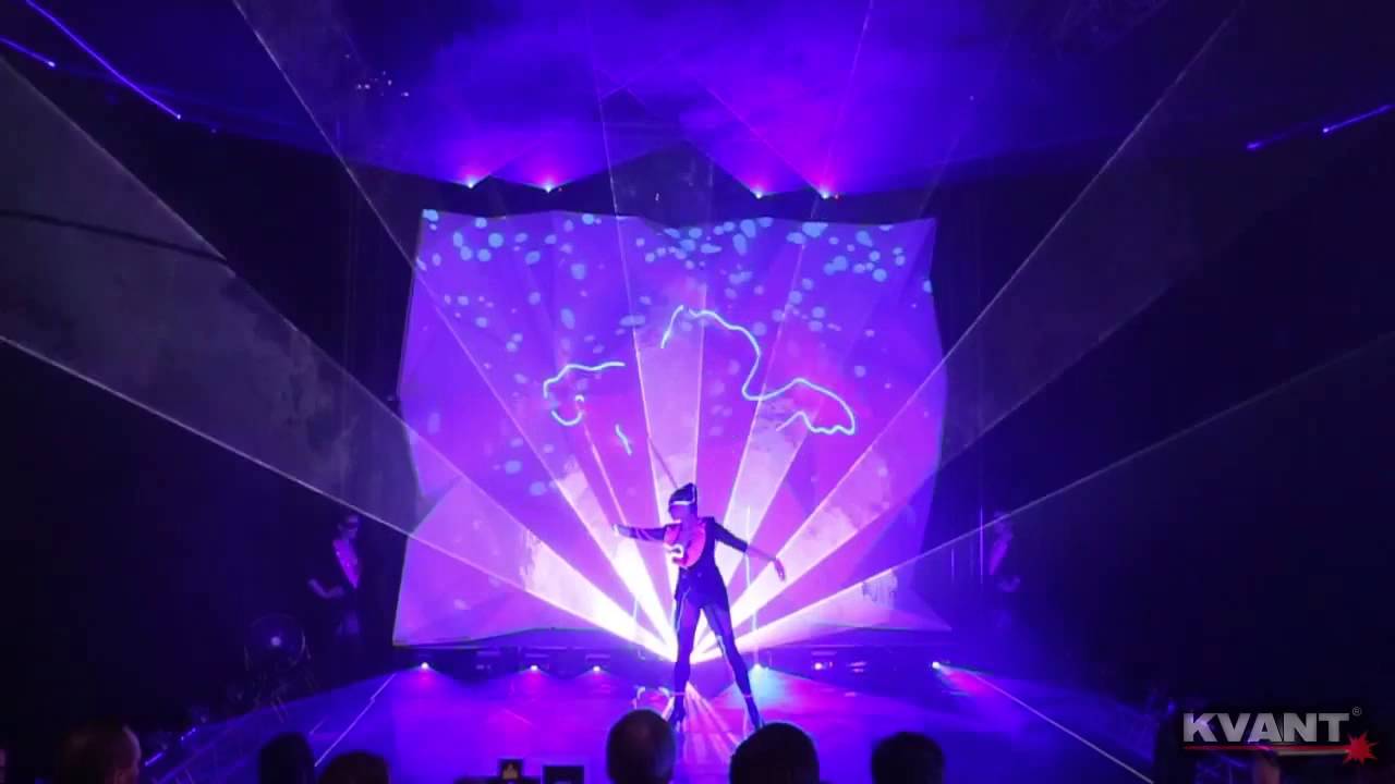 Laser show Prolight Sound 2014, Frankfurt - YouTube