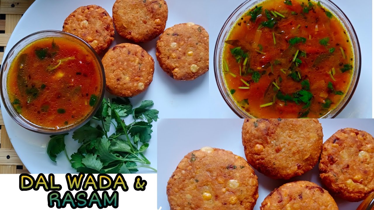 DAL WADA & RASAM RECIPE!! SOUTH INDIAN RECIPE - YouTube