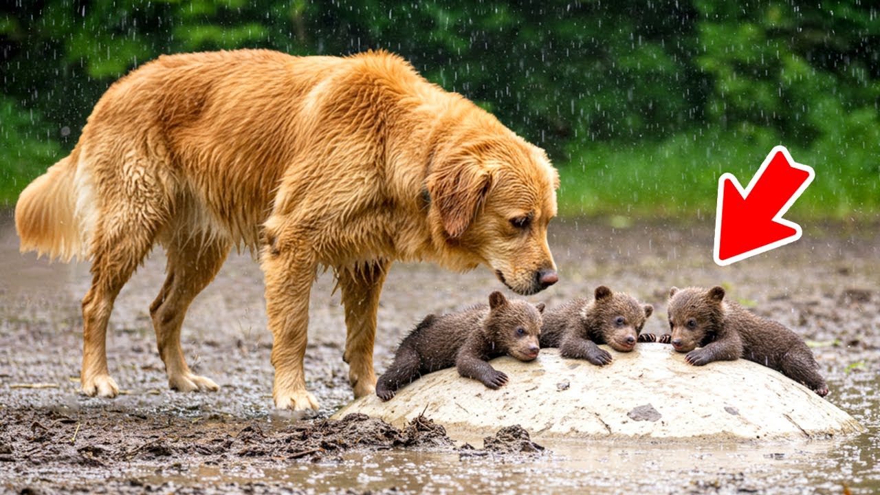 Golden Retriever Saves 3 Dying Bear Cubs—What Happens 2 Years Later Is ...