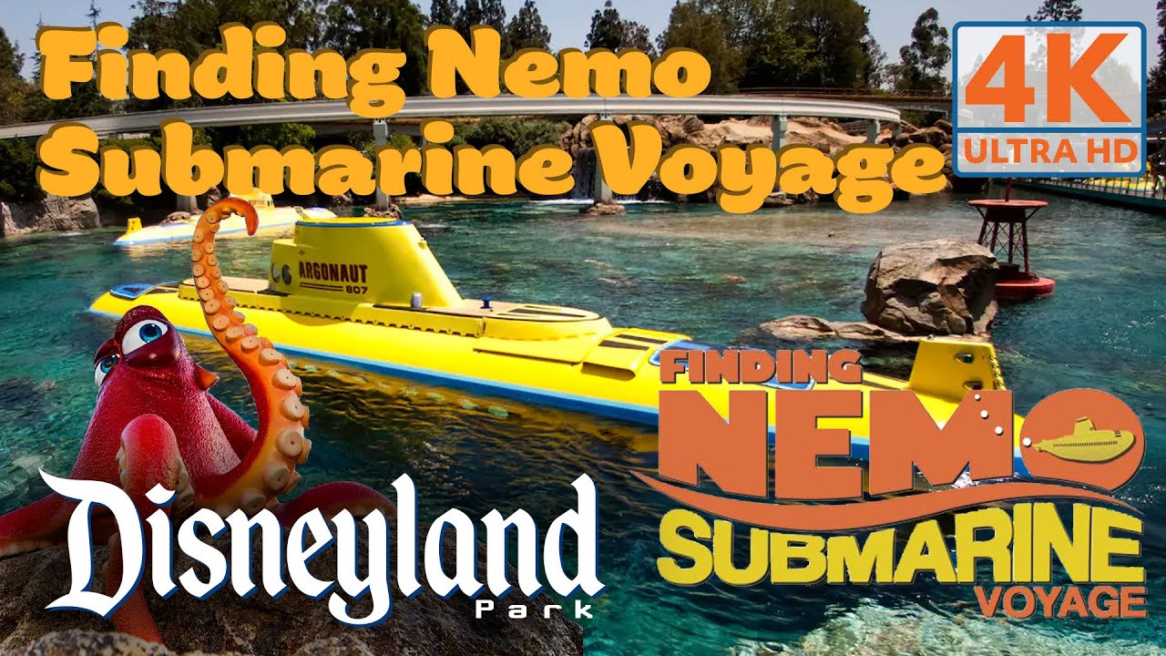Finding Nemo Submarine Voyage Full Ride - 4K Video | Disneyland 2023 ...