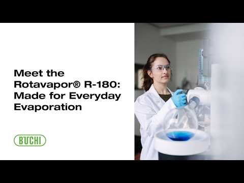 Efficient Lab Evaporation Starts Here | BUCHI Rotavapor® R-180 Rotary Evaporator