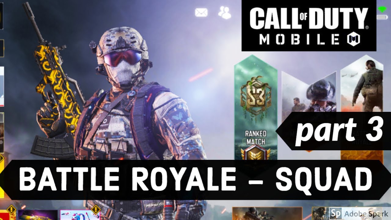 Call of Duty Mobile: Battle Royale Squad Part 3 - YouTube