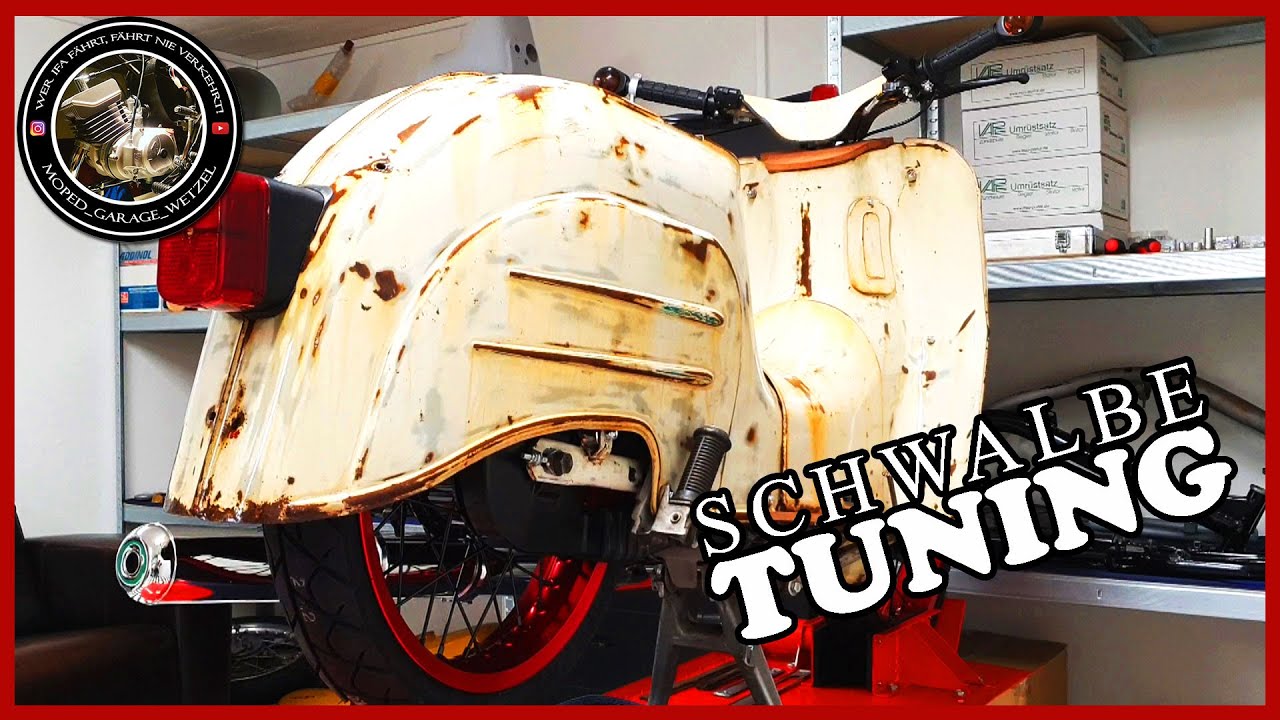 Simson Schwalbe als Motorrad | Tag 2 - YouTube