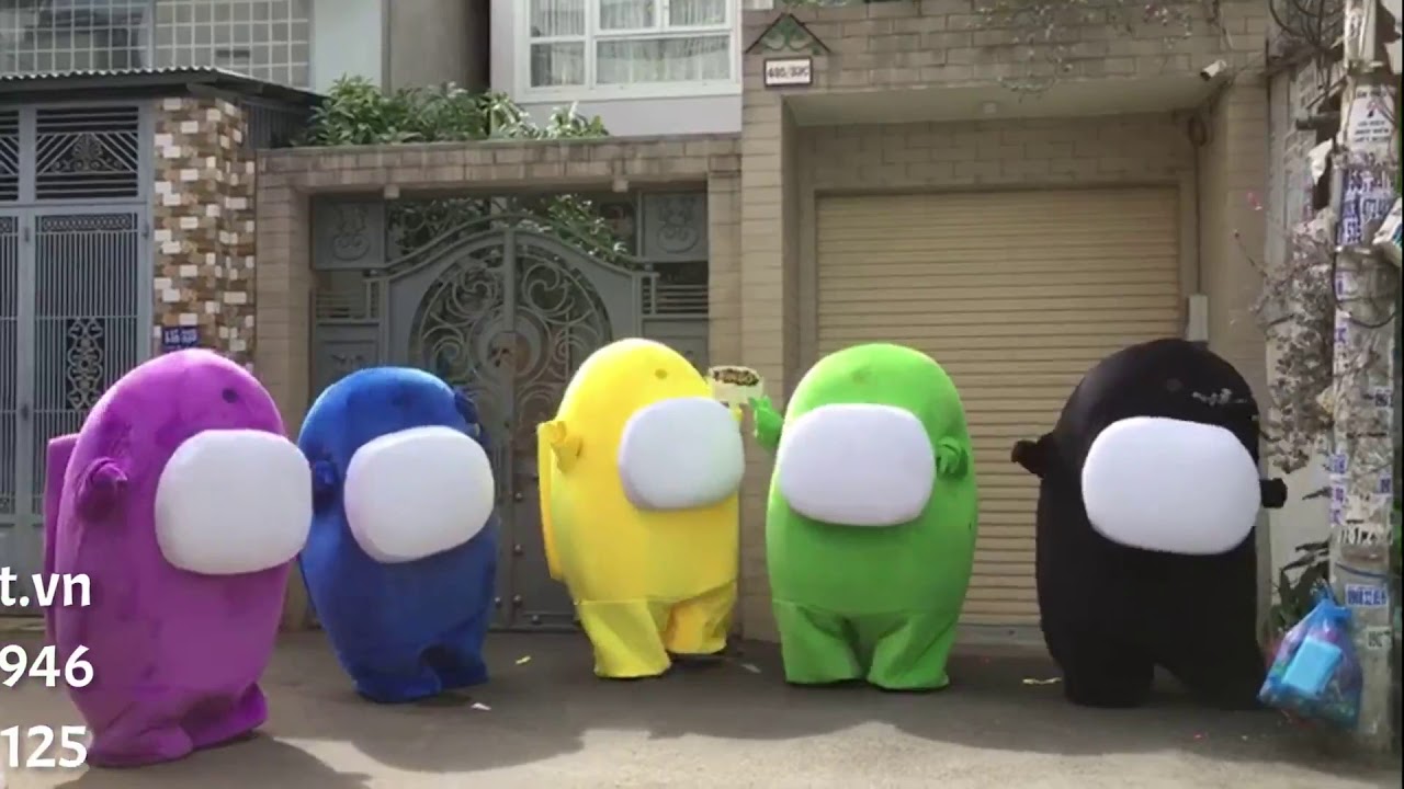 Mascot Among Us-Sản xuất mascot giá rẻ - YouTube