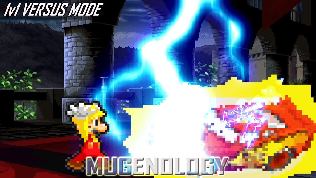 Super Better Mario vs Lightning McQueen - Mario Bros. vs Cars - MUGEN ...