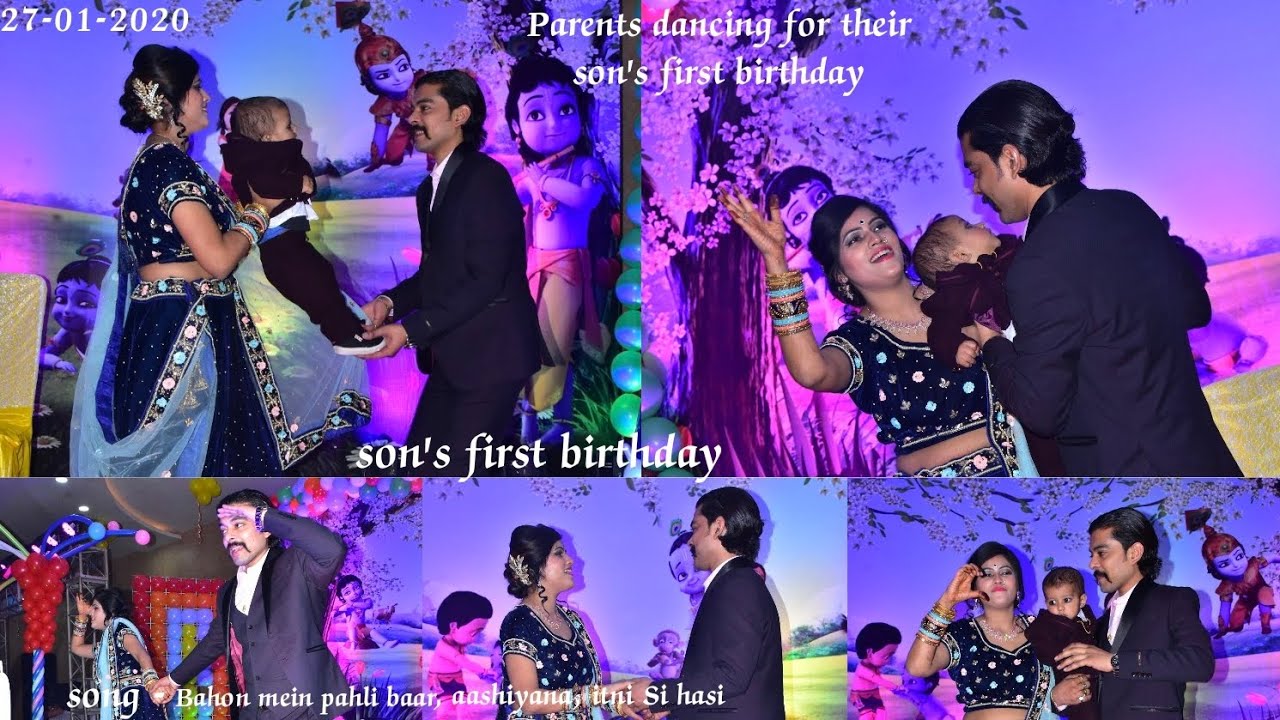 A dance performance by the parents, dedicated to their son's first ...
