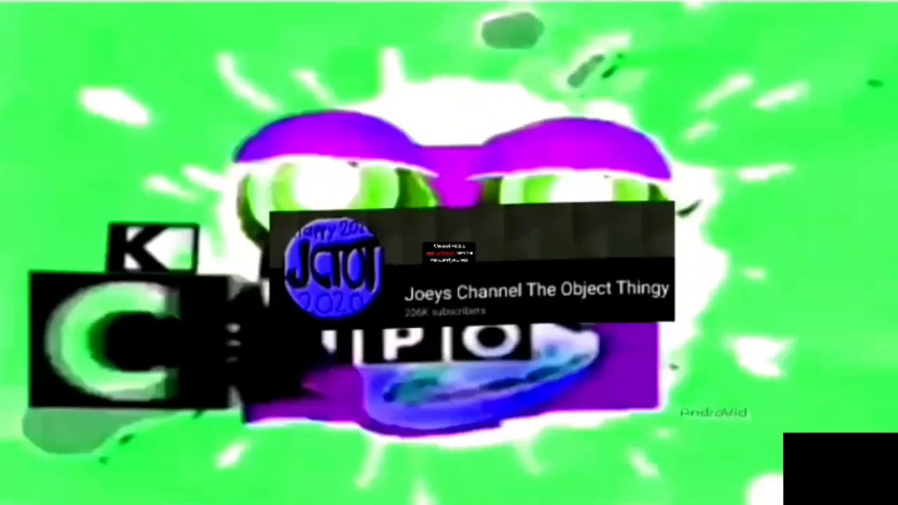 Bouncy Joeys Channel The Object Thingy Csupo - YouTube
