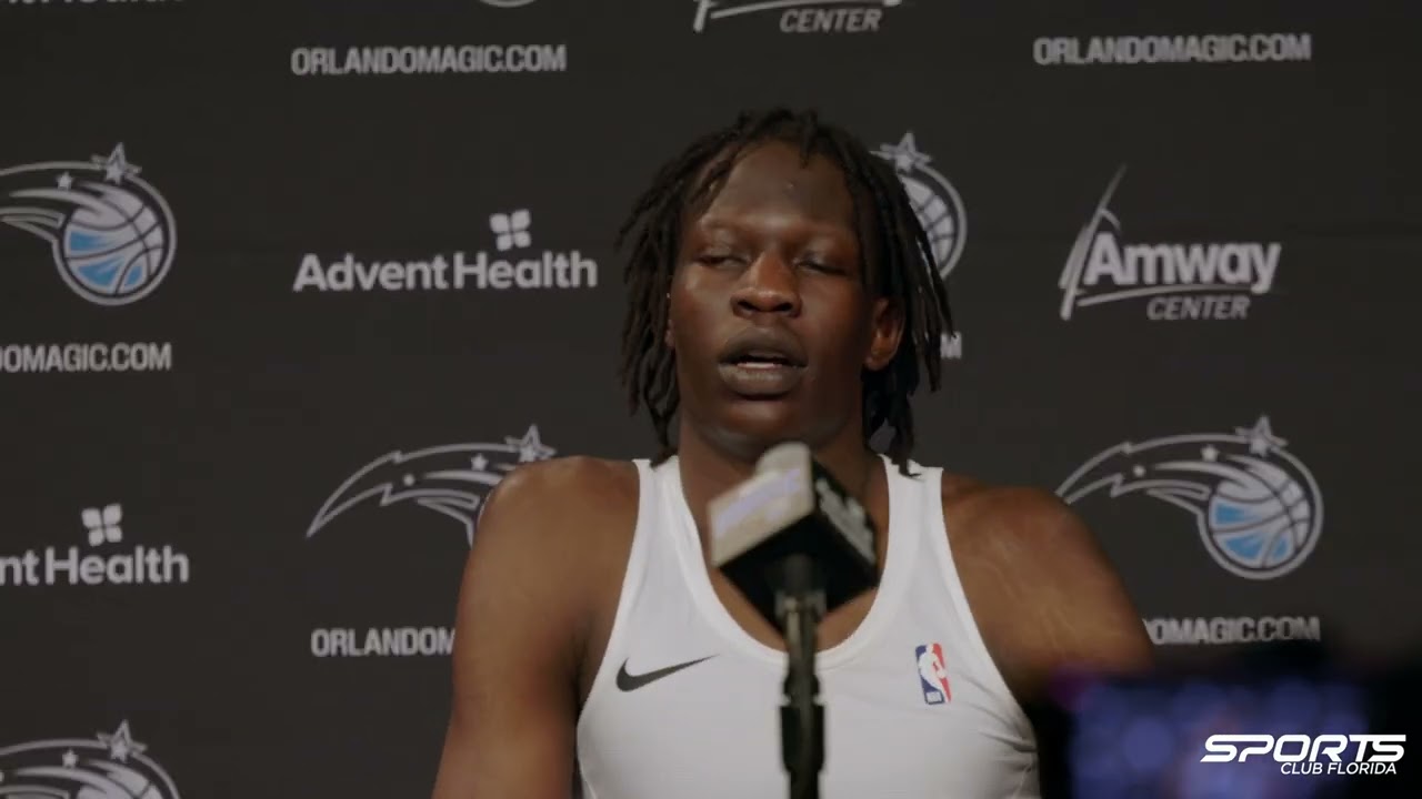 Bol Bol Press Conference vs Grizzlies Preason - YouTube