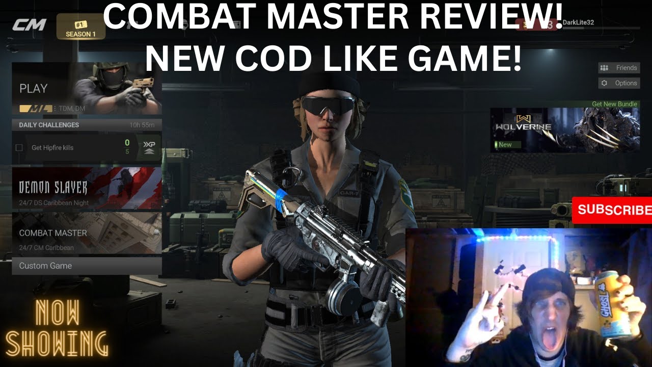 Combat Master - Lets Play Review And Reaction! New COD Like Game! - YouTube