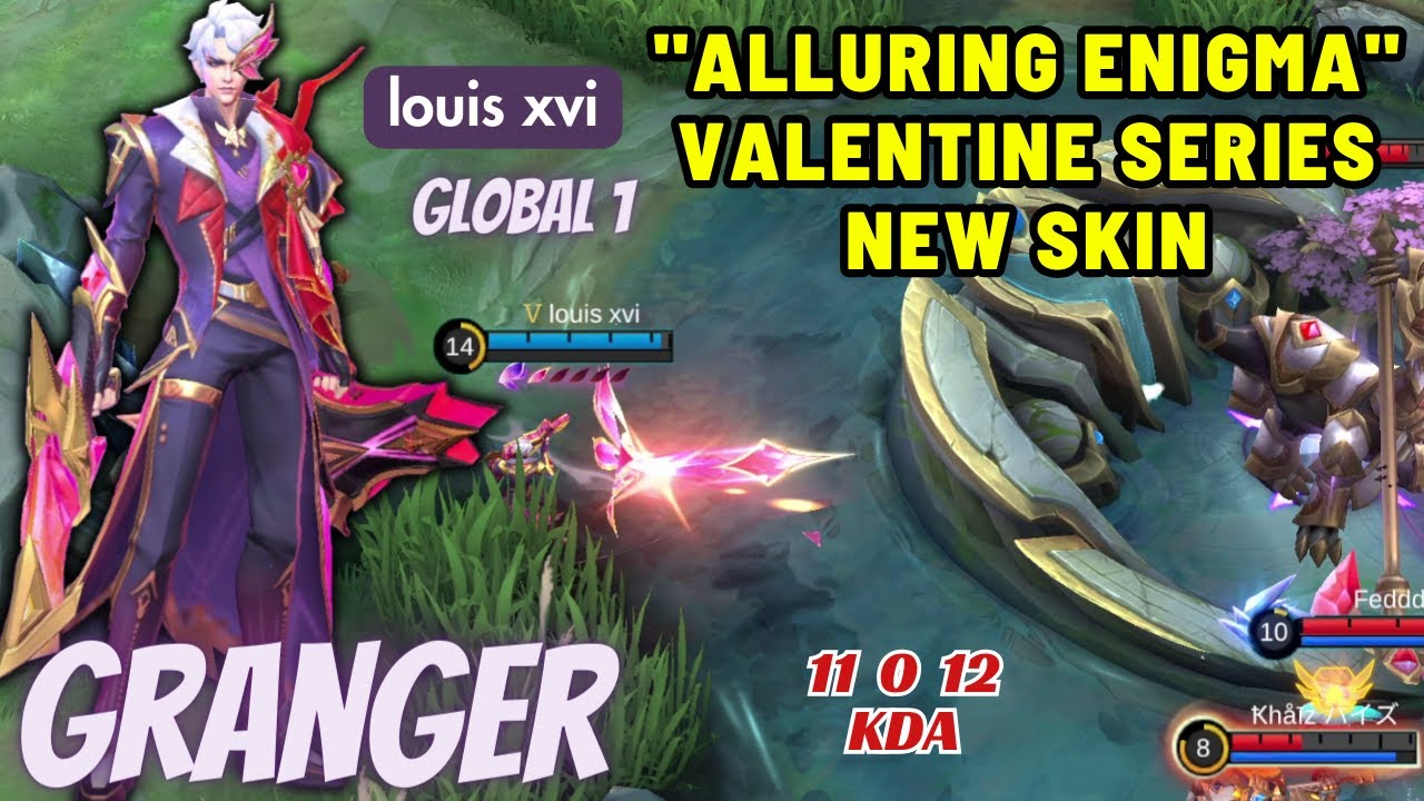 "Alluring Enigma" Valentine Series New Skin - Top 1 Global Granger by ...