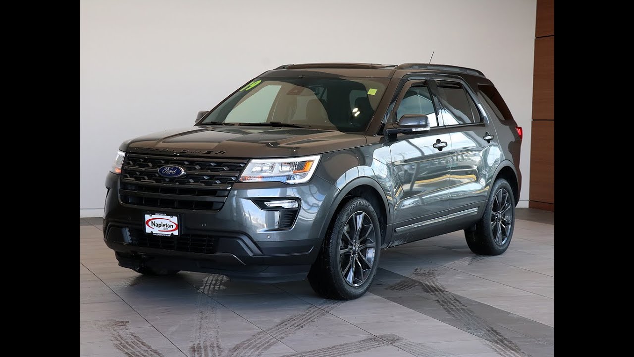 4025NB 2019 Ford Explorer XLT 4WD Magnetic Gray over Ebony at Napleton ...