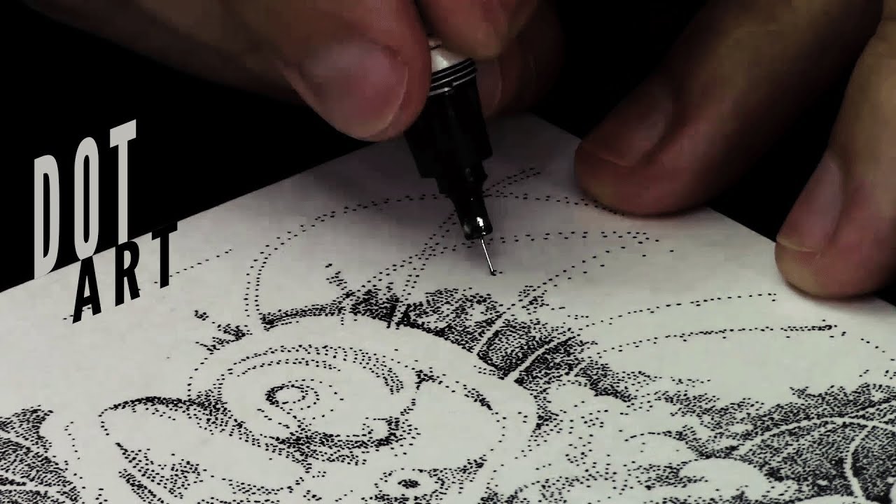 The Art of Dot Making (Stippling) - YouTube