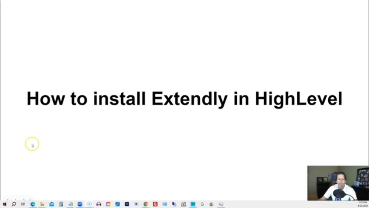 How to install Extendly in HighLevel - YouTube