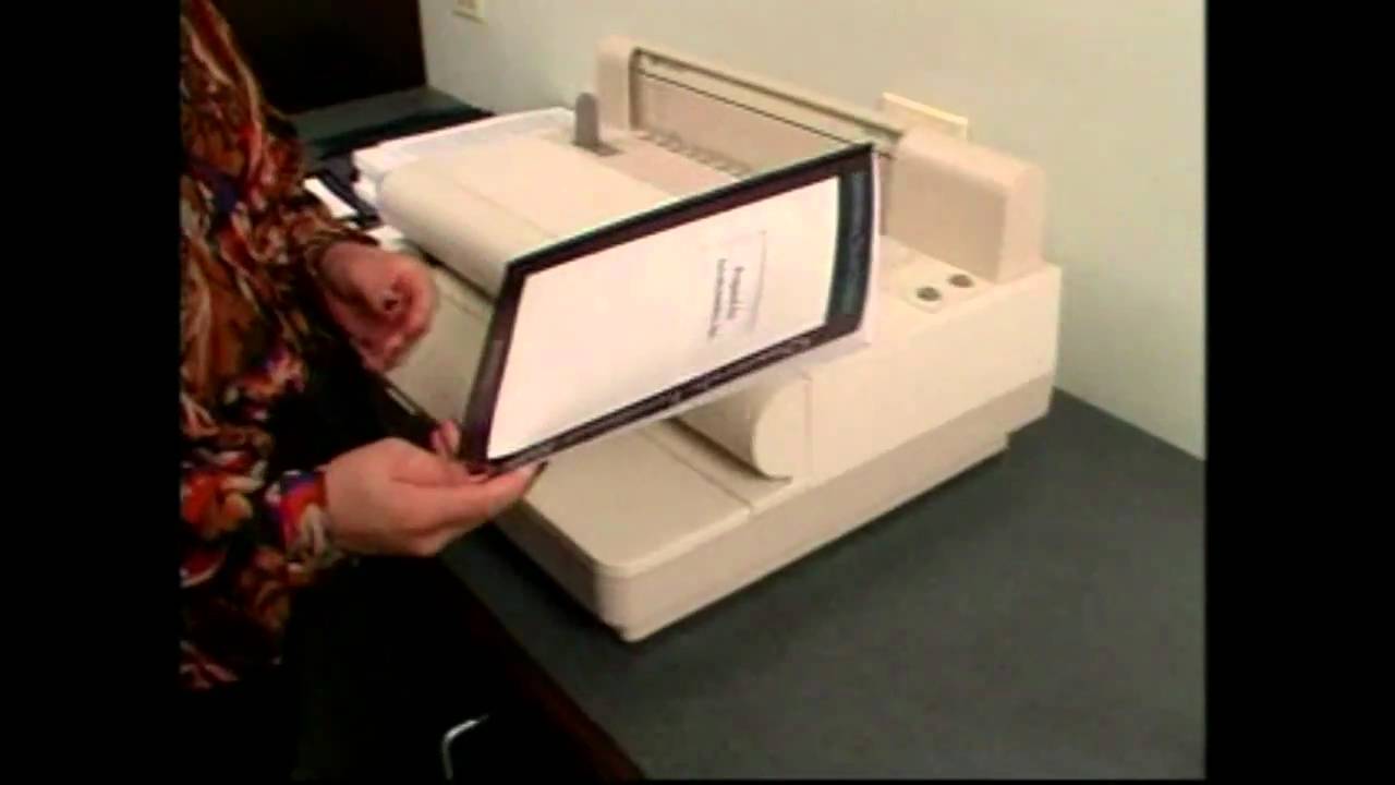 GBC Velobind System Two - Ease of Use Video - 9707030 - YouTube