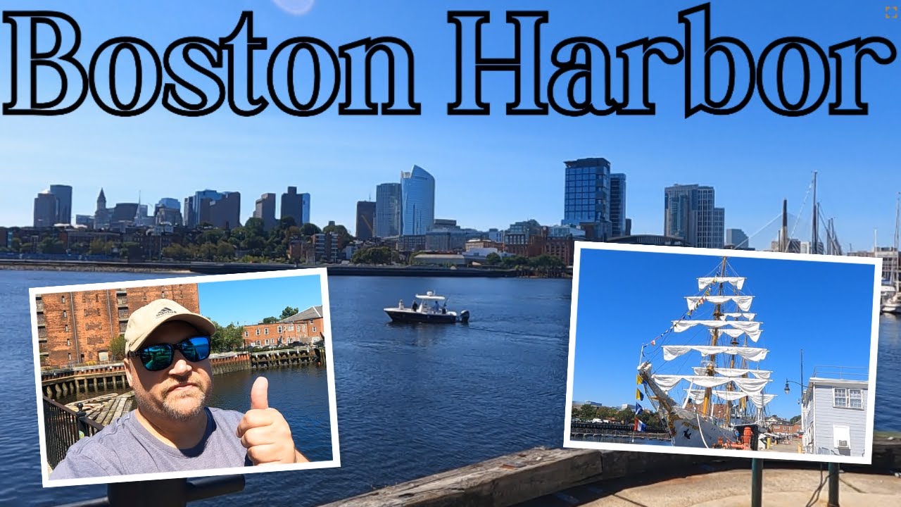 Boston Harbor and Old Iron Sides, USS Constitution War Ship - YouTube