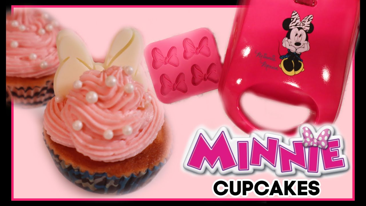 MINNIE MOUSE Mini-Cupcake Maker | Easy Cupcakes | Baking for Beginners ...
