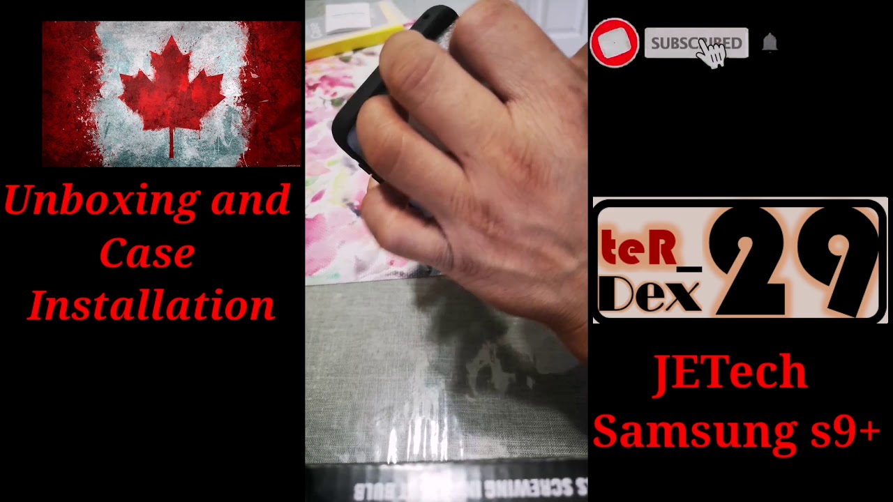 Unboxing and Installation of JETech case Samsung S9+ - YouTube