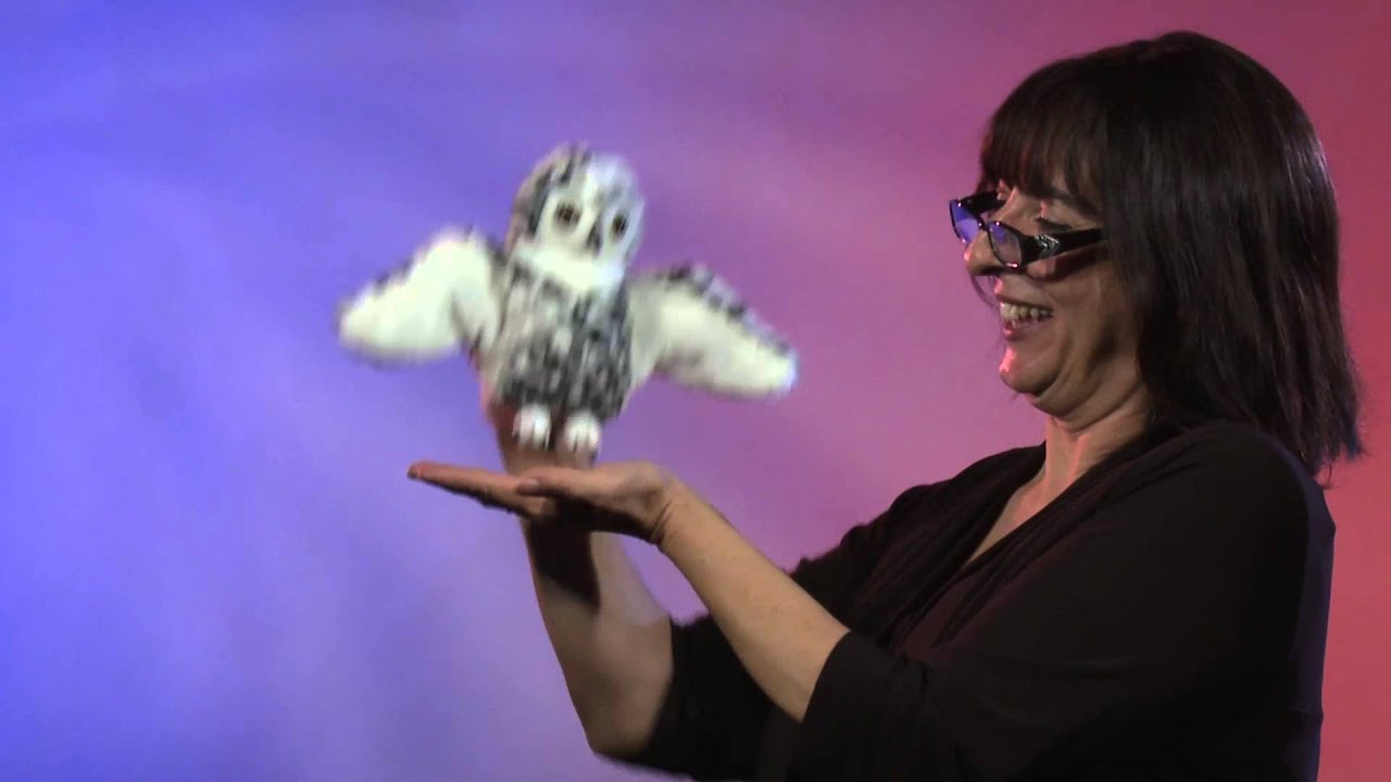 Folkmanis® Small Snowy Owl Puppet Demo - YouTube