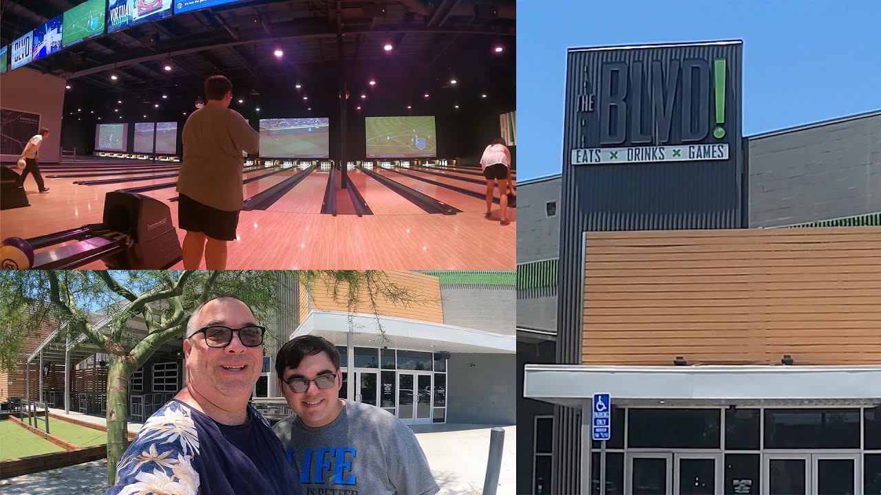 THE BLVD - BOWLING, GAMES, AND FOOD - YouTube