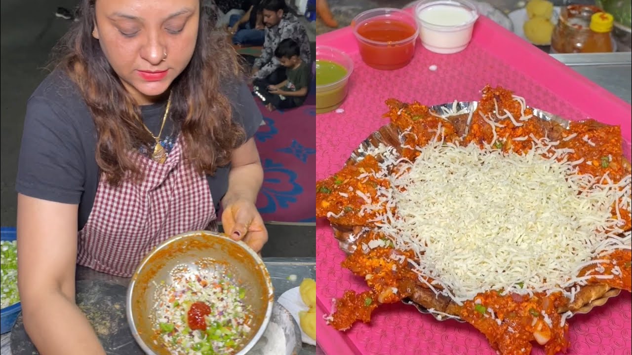 Bhavna di ka special Suryamukhi paratha😍|| Indina Street Food || - YouTube