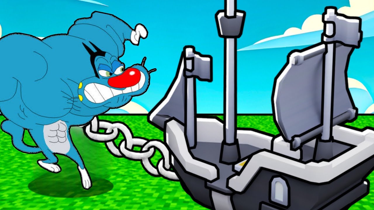 OGGY AND JACK PLAYING MUSCLE TRAINING SIMULATOR IN ROBLOX! - YouTube