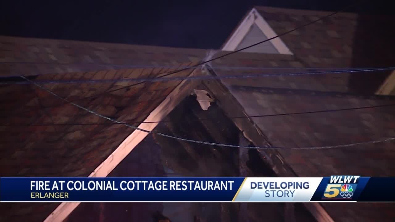 Colonial Cottage: Fire damages popular Erlanger restaurant - YouTube