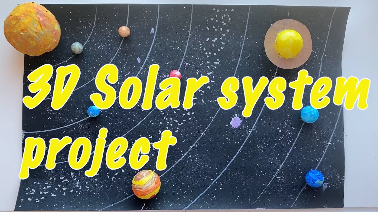 3D Solar System Project | 8 planets | learn planets | DIY planets - YouTube