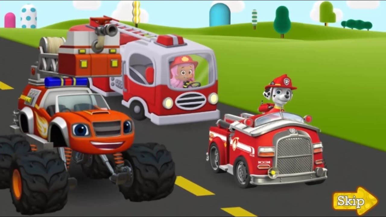 Nick Jr Firefighter Rescue - Paw Patrol & Bubble Guppies full Episodes ...