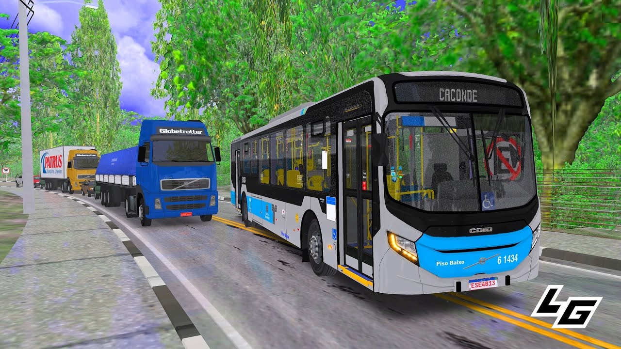 🔴[OMSI 2] Caio Millennium V Volvo B250RLE +G29 | padrão SP - Mapa SP ...
