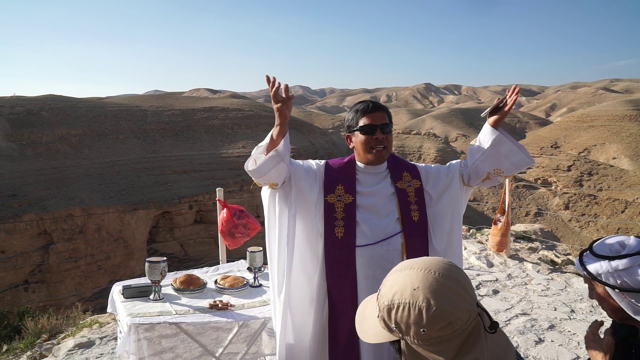 Father Fernando Suarez - in Jericho. Mt. of Temptation 2017 - YouTube