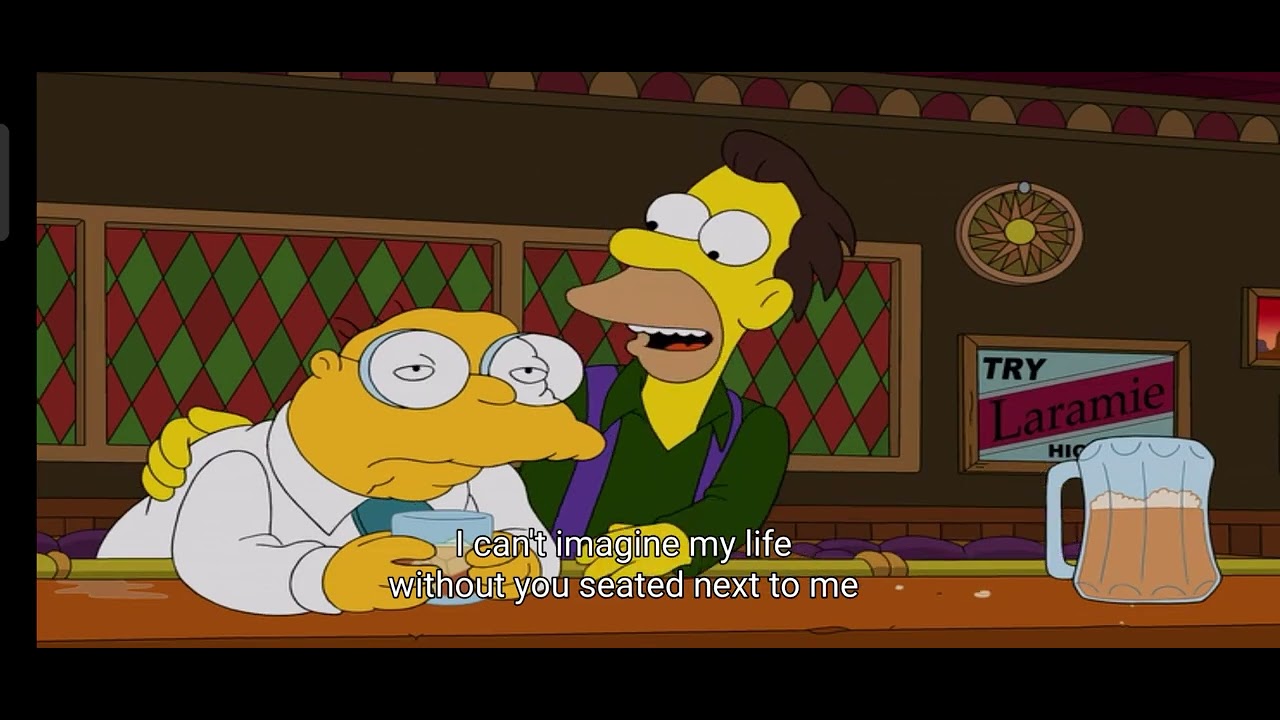 The Simpsons | Hans Moleman is Lenny's best friend - YouTube