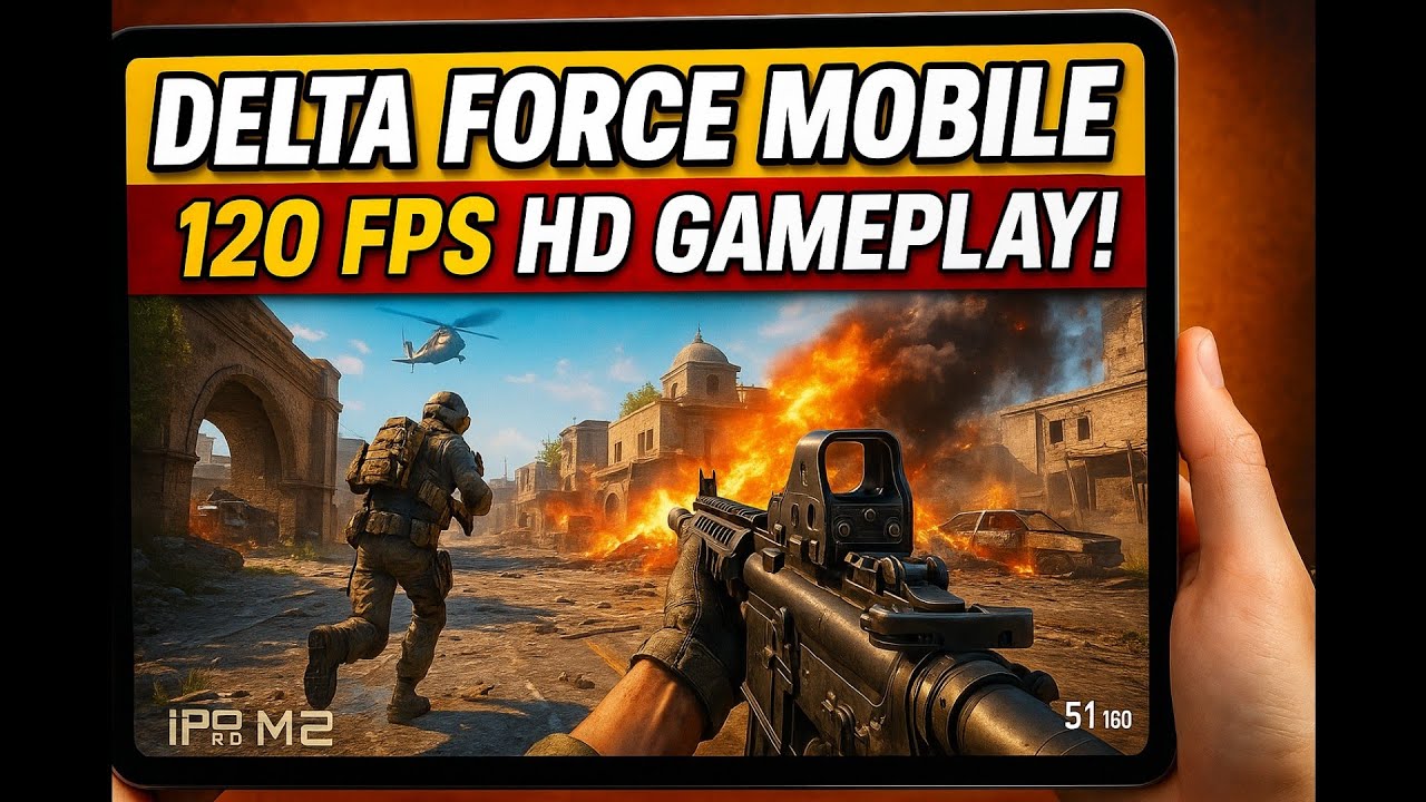 Delta Force Mobile on iPad Pro M2 – 120FPS Warfare Mode is NEXT LEVEL ...