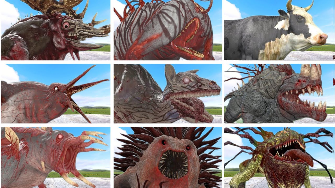 GROWING OF ZOOCHOSIS 2 MUTATED ANIMALS! ALL ZOOCHOSIS MONSTER FAMILY ...