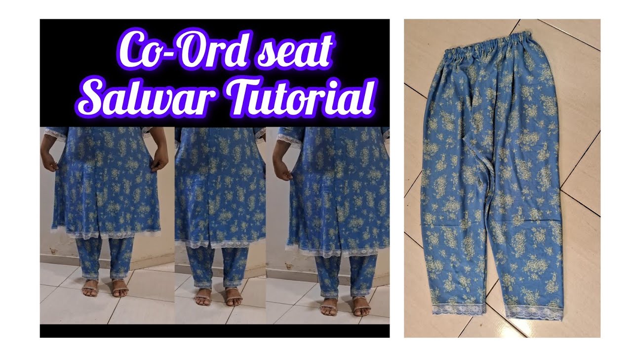 Normal palazo Salwar Cutting and Stitching//Co-Ord seat plazo Pant ...