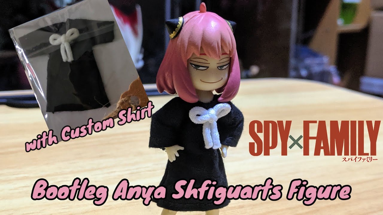 Bootleg Shfiguarts Anya Forger Figure Unboxing with custom dress - YouTube