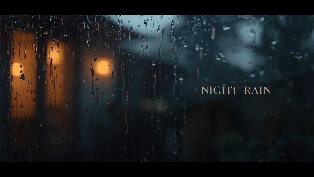 2 Hours of Night Rain on Window | Soothing Rain Sounds for Sleeping ...