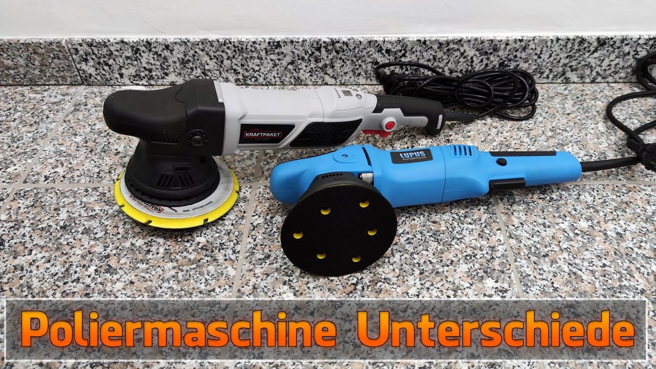 Exzenter Poliermaschine Unterschiede: Stützteller, Hub & Leistung ...