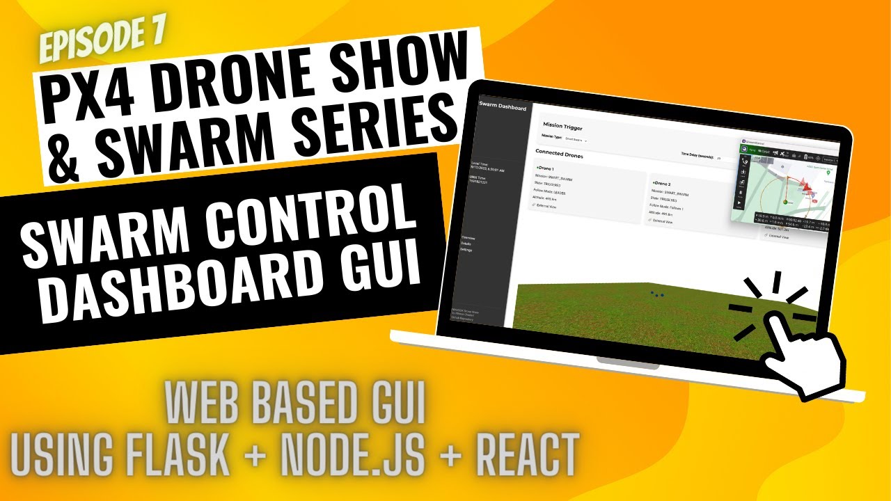 Custom Web-GUI for Swarms Dashbaord Ground station + more | PX4 Drone ...