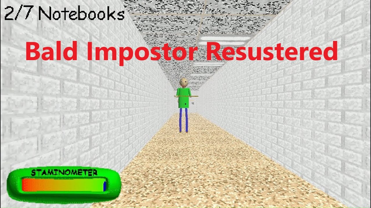 Bald-impostor resustered (baldi's basics mod) - YouTube