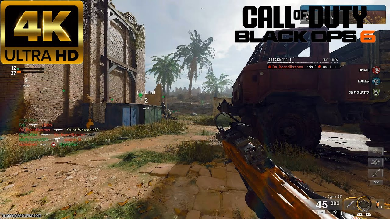 Call of Duty Black Ops 6 4K Multiplayer Gameplay - YouTube