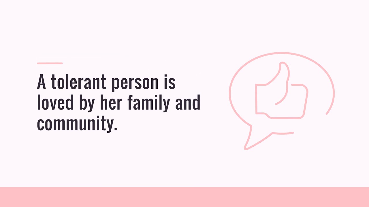 Events - Benefits of being Tolerant - YouTube