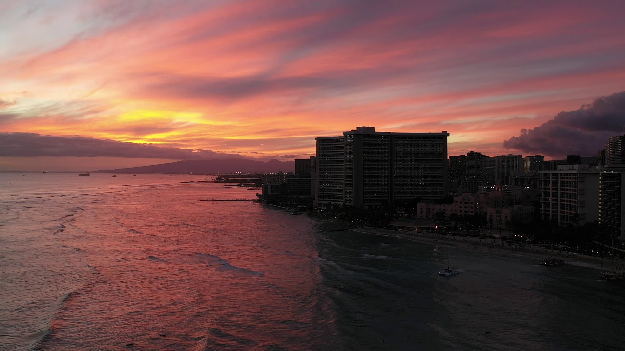 SUNSET AT THE BEACH FRONT - NO COPYRIGHT ROYALTY-FREE STOCK FOOTAGE FOR ...