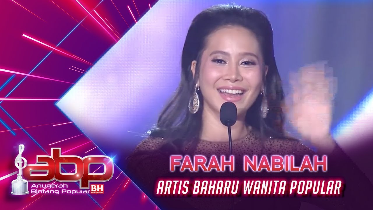 Farah Nabilah - Artis Baharu Wanita Popular | #ABPBH31 - YouTube