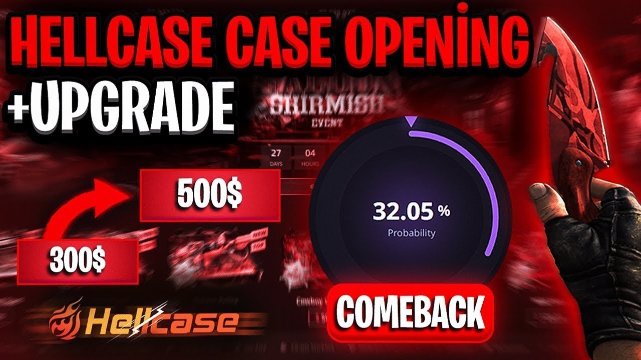 HELLCASE 700$ ALL İN ETKİNLİK KASALARINI DENEDİM 1000$ A COMEBACK ...
