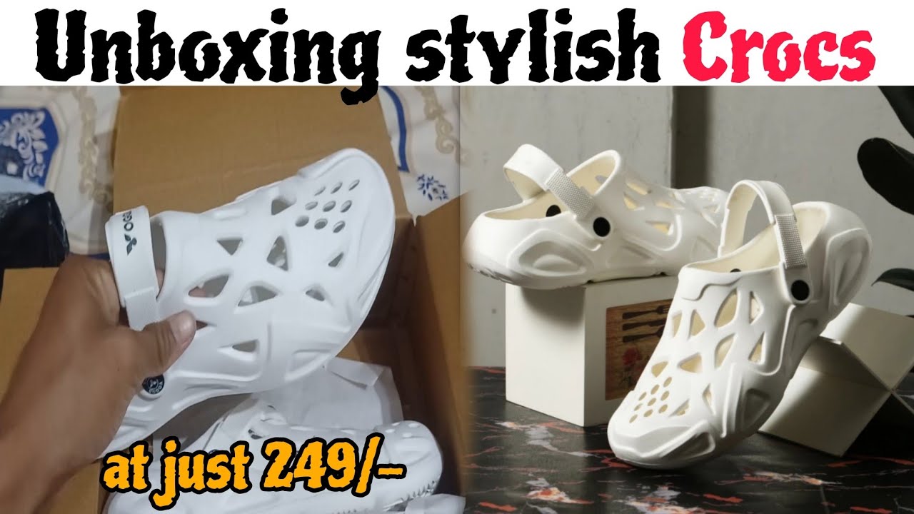 cool and comfortable crocs under rs250||stylish crocs ...