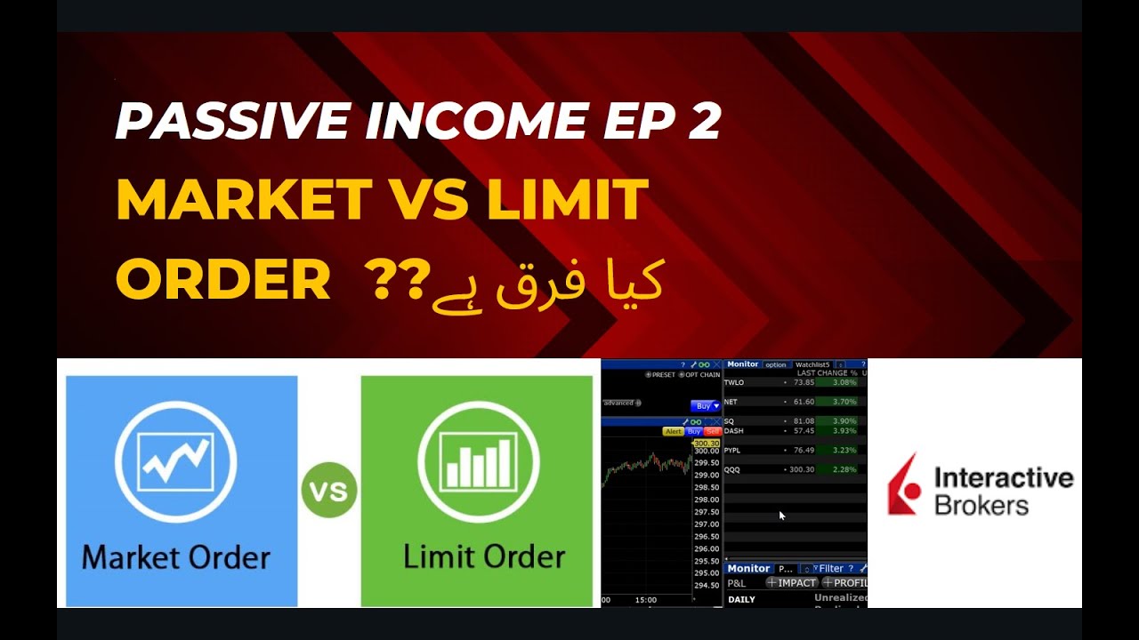 Stock limit vs market order - YouTube