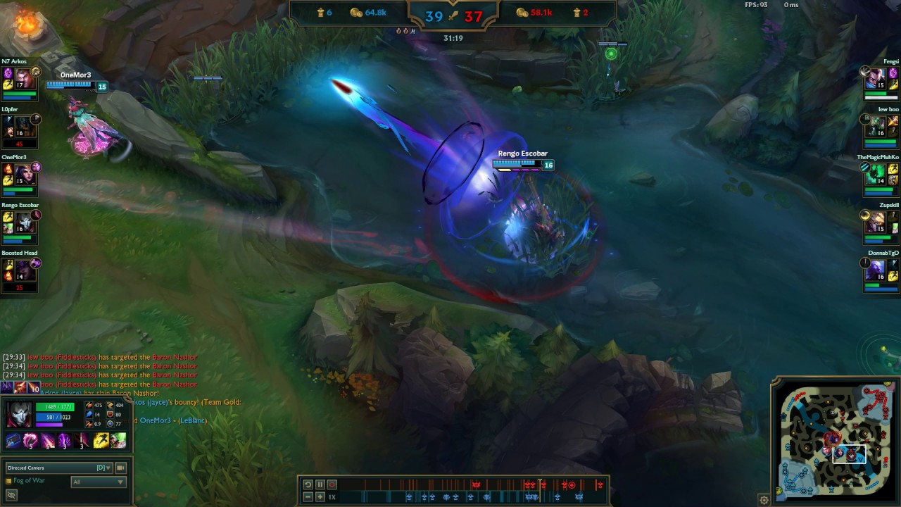 League of Legends - Jhin ult vs Ryze ult - YouTube