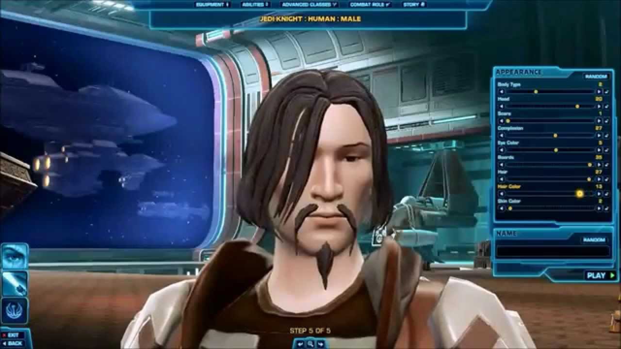 Star Wars The Old Republic (Jedi Knight) Part 1 (Character Creation ...